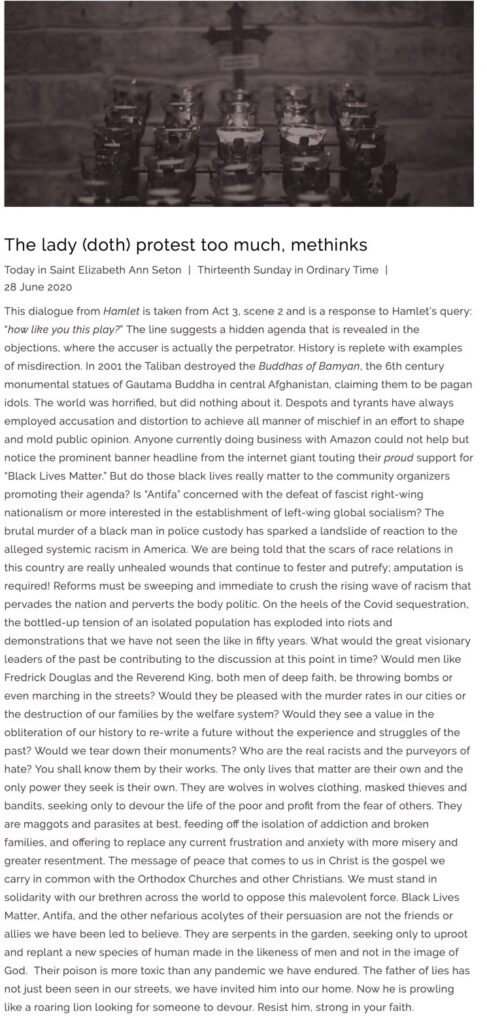 Fr. Rothrock Was Ground Up in The Red Wheel of Marxist Revolution: BLM ...